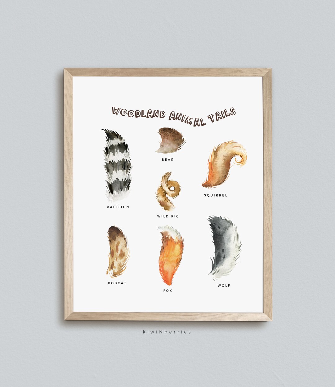 Tails Field Guide Print, Printable Digital Wall Art, Boys Room Decor ...