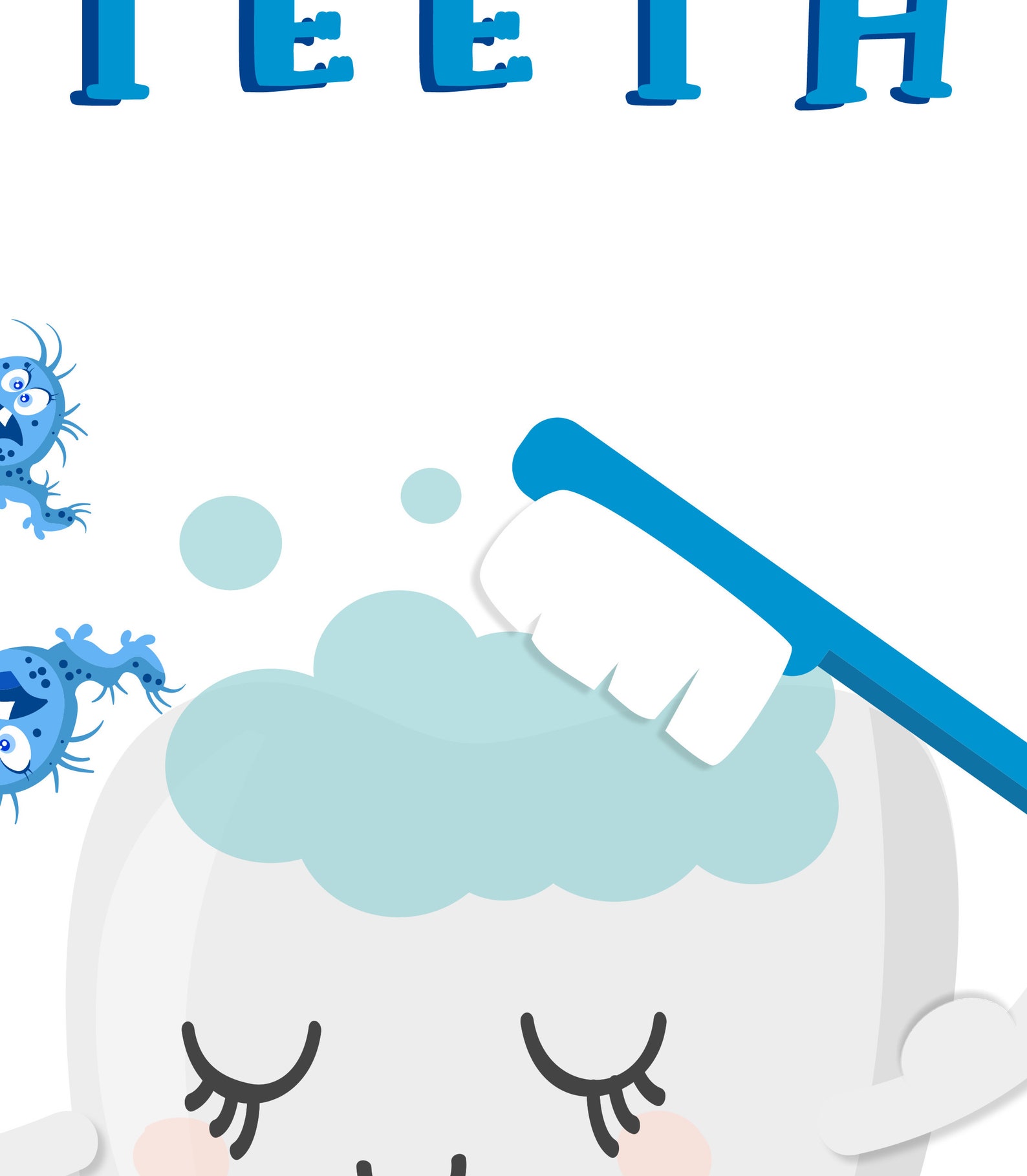 Bacteria Awareness for Kids Print Fun Educational Prints | Etsy