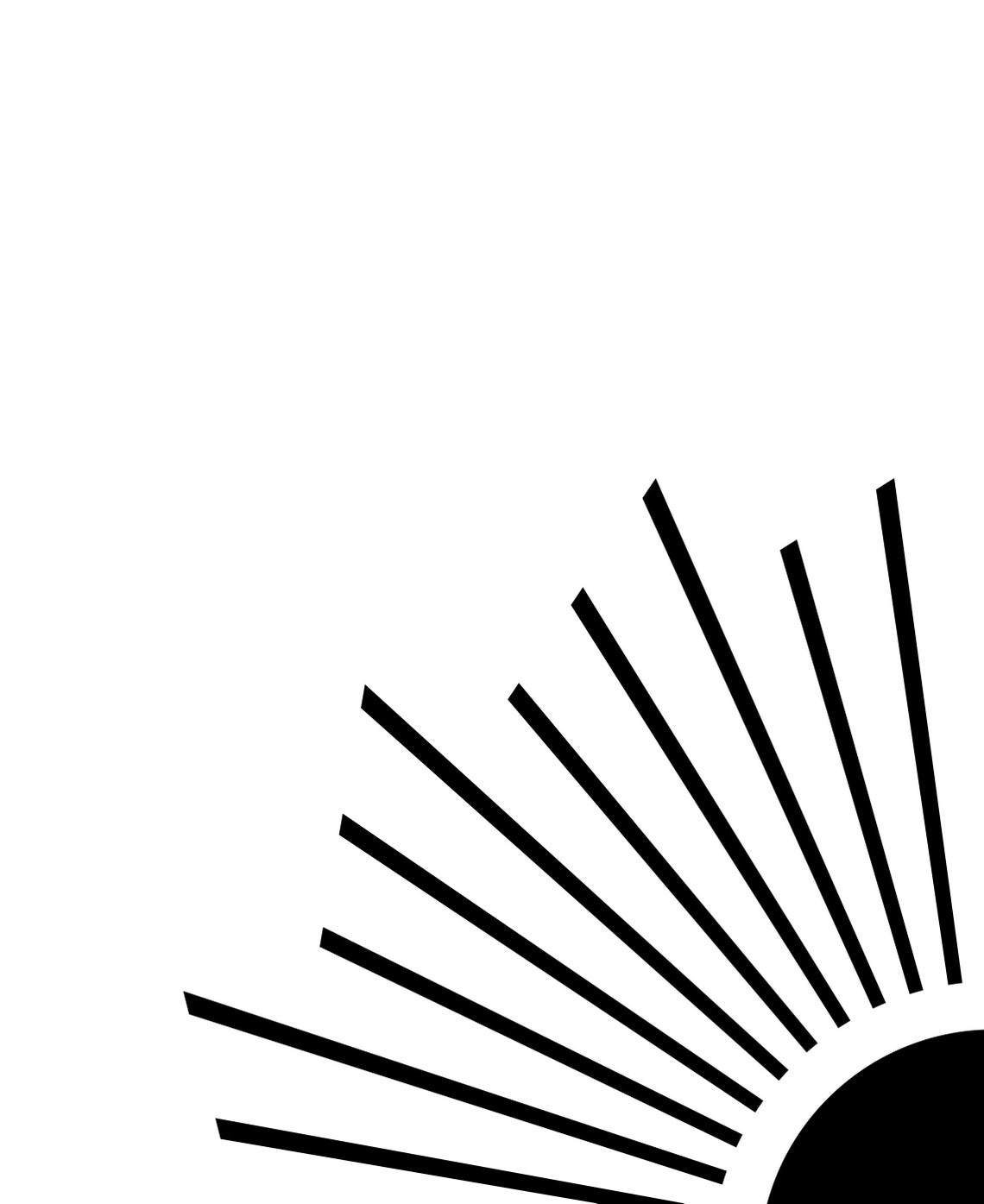 Sunburst Print Abstract Sun Print Printable Modern Art | Etsy