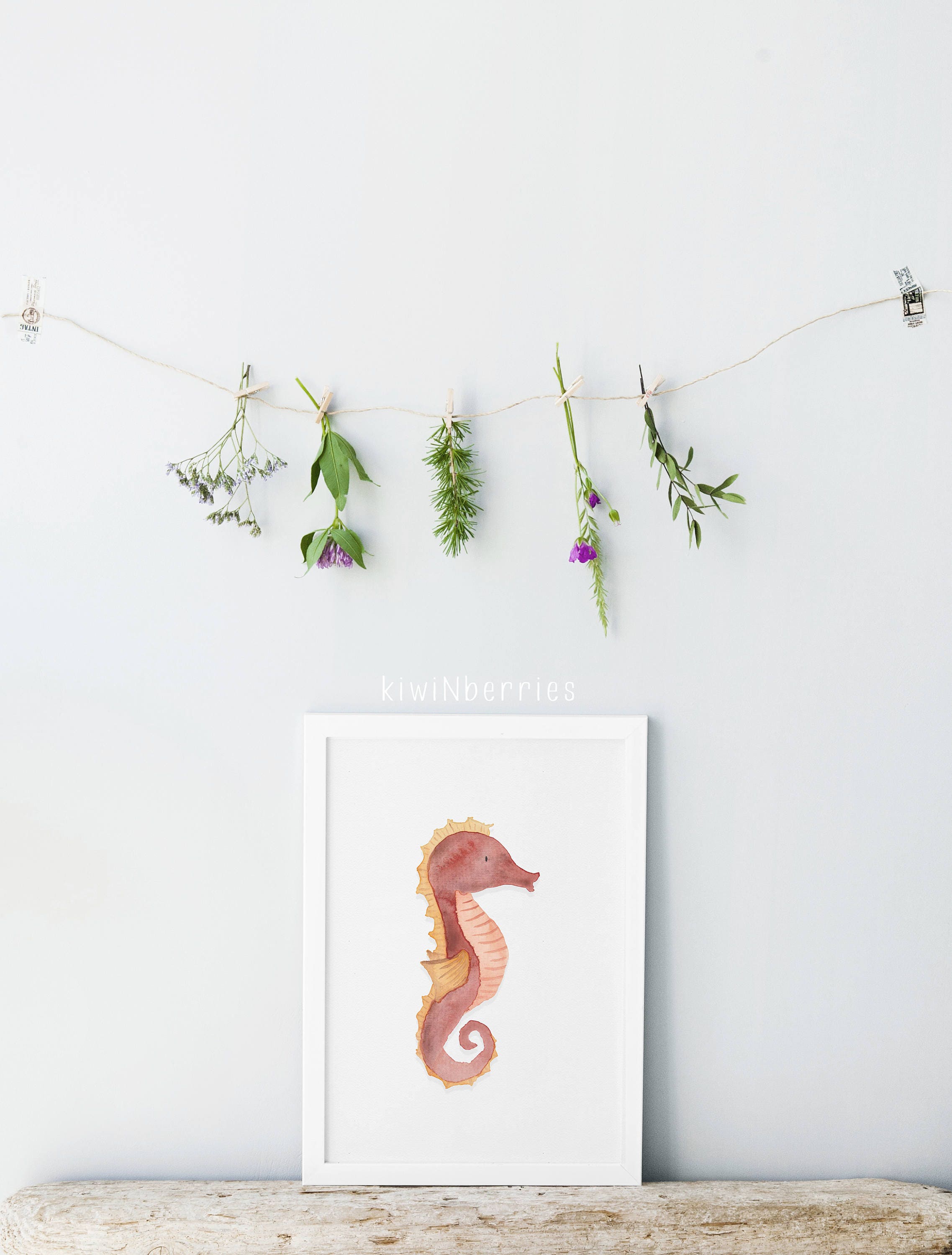 Set of 6 Sea Watercolor Collection Sea Themed Nursery - Etsy