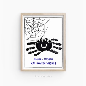 Halloween Printable Crafts for Kids, October Fun Printables, Handprint ...