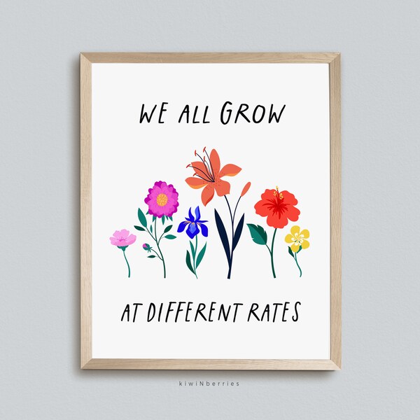 Grow at Different Rates Svg - Etsy