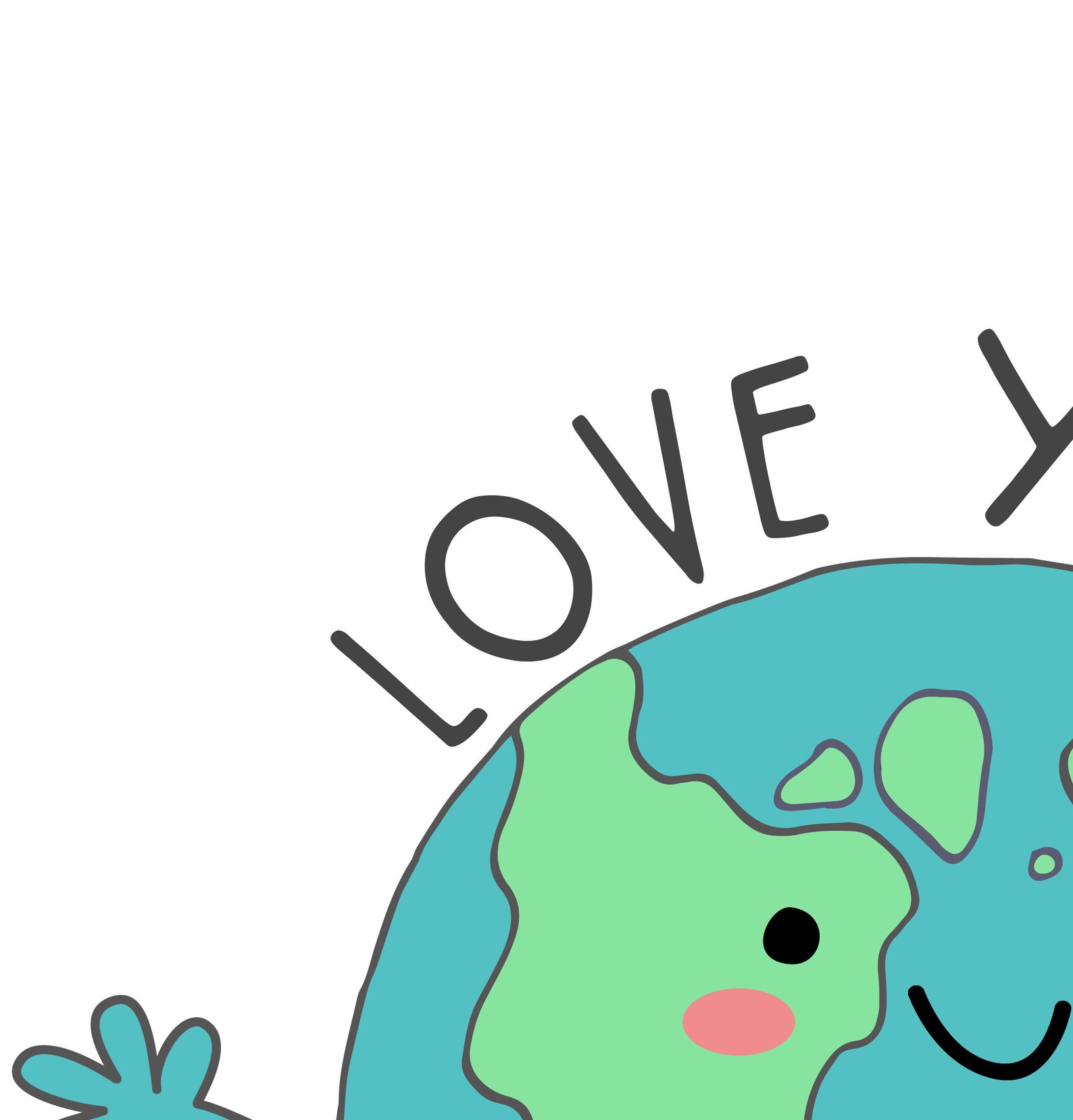 Love the Earth printable Environmental awareness for kids | Etsy