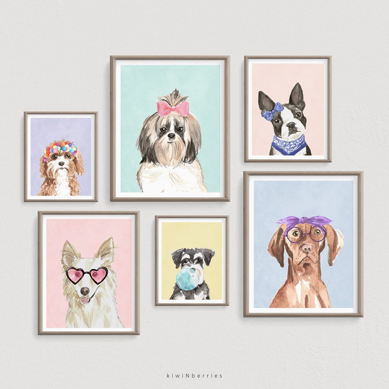 Dog Print - Etsy