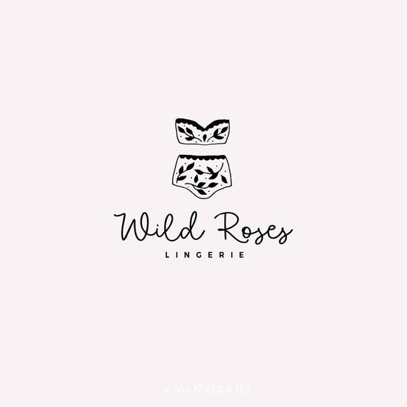 Bikini Logo Design Swimwear Shop Logo Lingerie Shop - Etsy