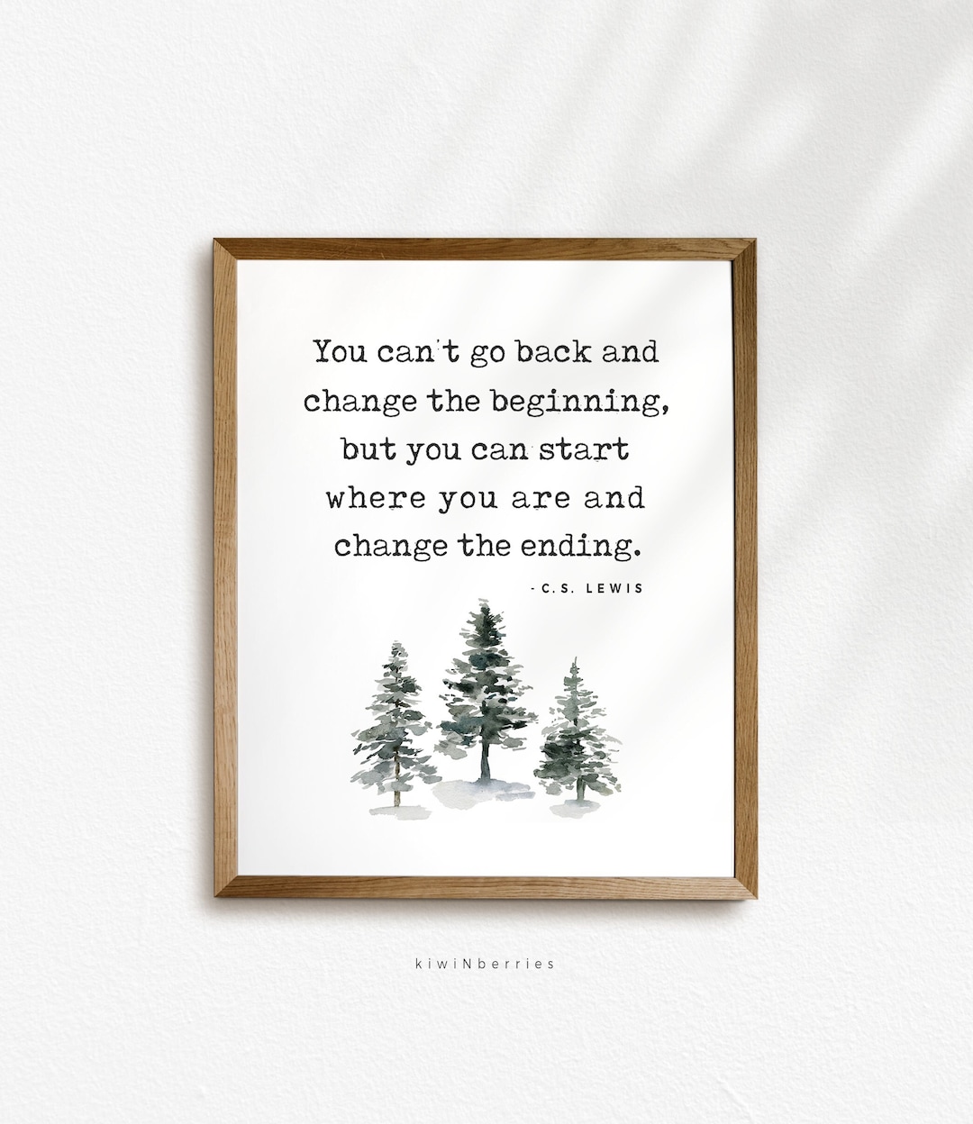 CS Lewis Quote Print: Inspirational Typography Art (digital Download ...