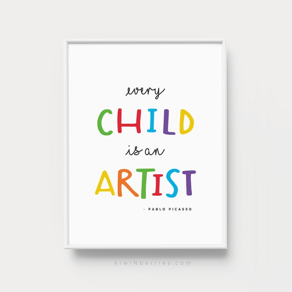 Every Child is an Artist - Etsy