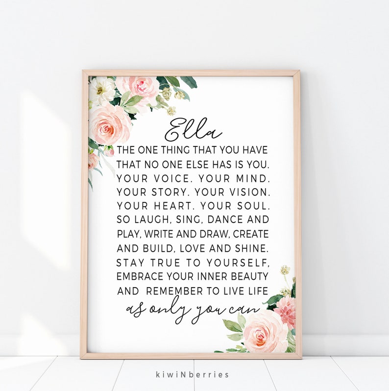 Darling Custom Print Poem Print My Sweet Darling the One | Etsy