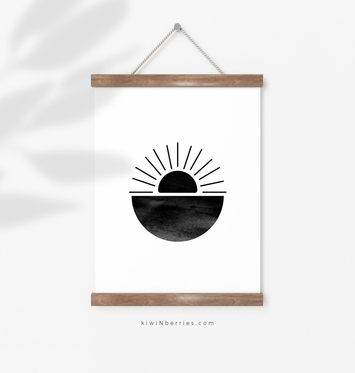 Sun Abstract Art Black and White Abstract Art Black and - Etsy