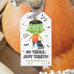 Halloween Tag Bundle, Halloween Party Treat Bag, Tags for Classmates ...