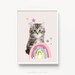 Quirky Cat Print, Sweet Kitten, Fun Printable Art for Girls, Quirky Art ...