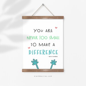 Love the Earth Printable, Environmental Awareness for Kids, Save the Earth Print, Motivational ...