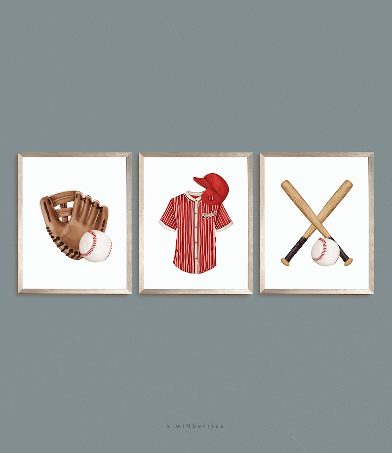 Baseball Bat Poster Digital Printable Baseball Prints Sport - Etsy