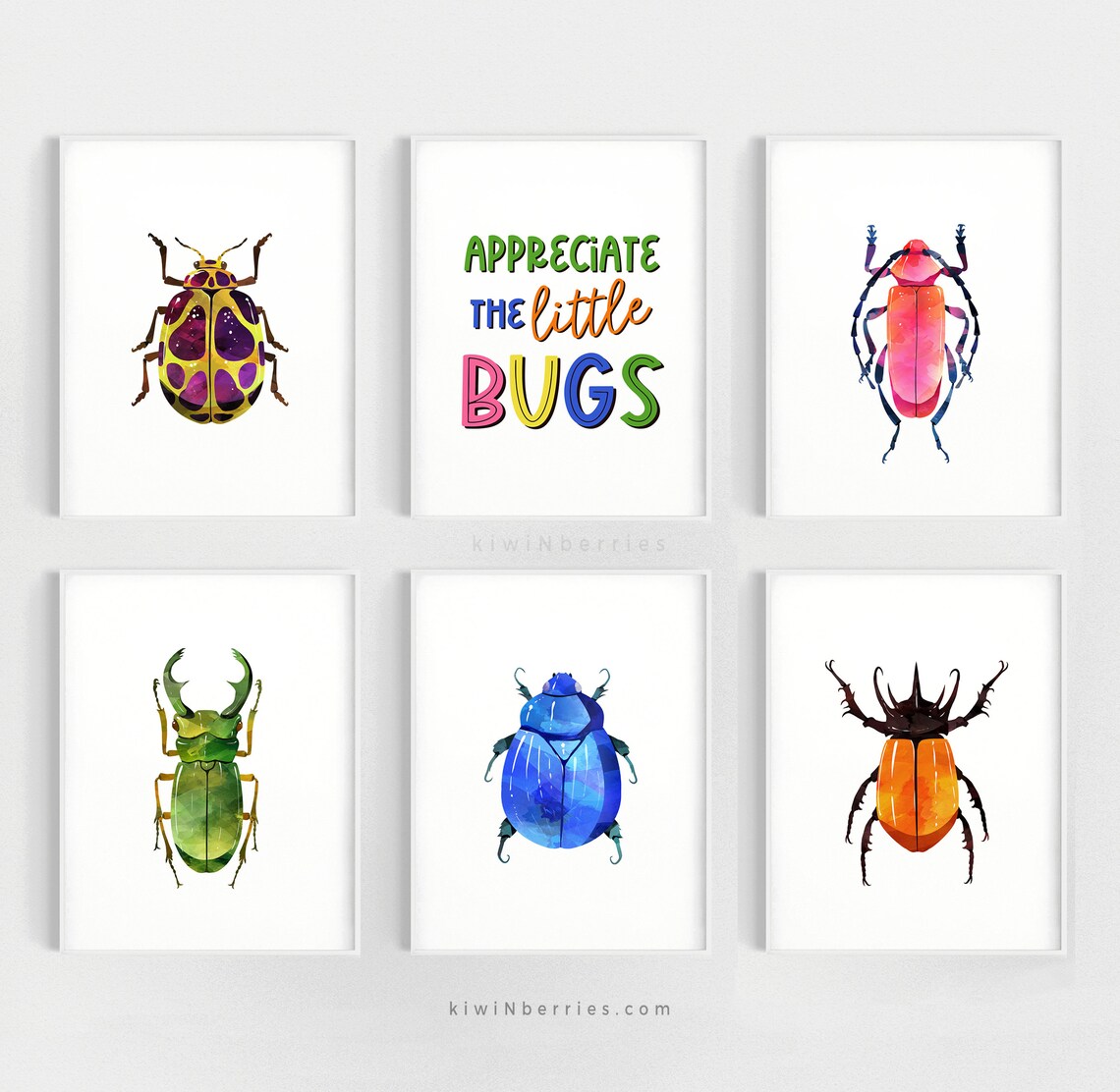 Bug Explorer Prints Kids Playroom Decor Kids Printable Art - Etsy