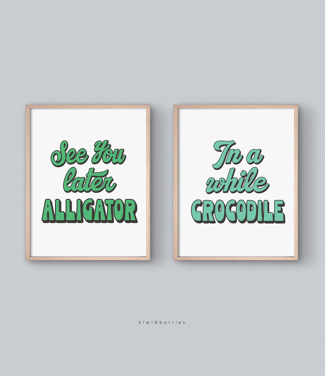 See You Later Alligator Printable, in a While Crocodile Print, Fun ...