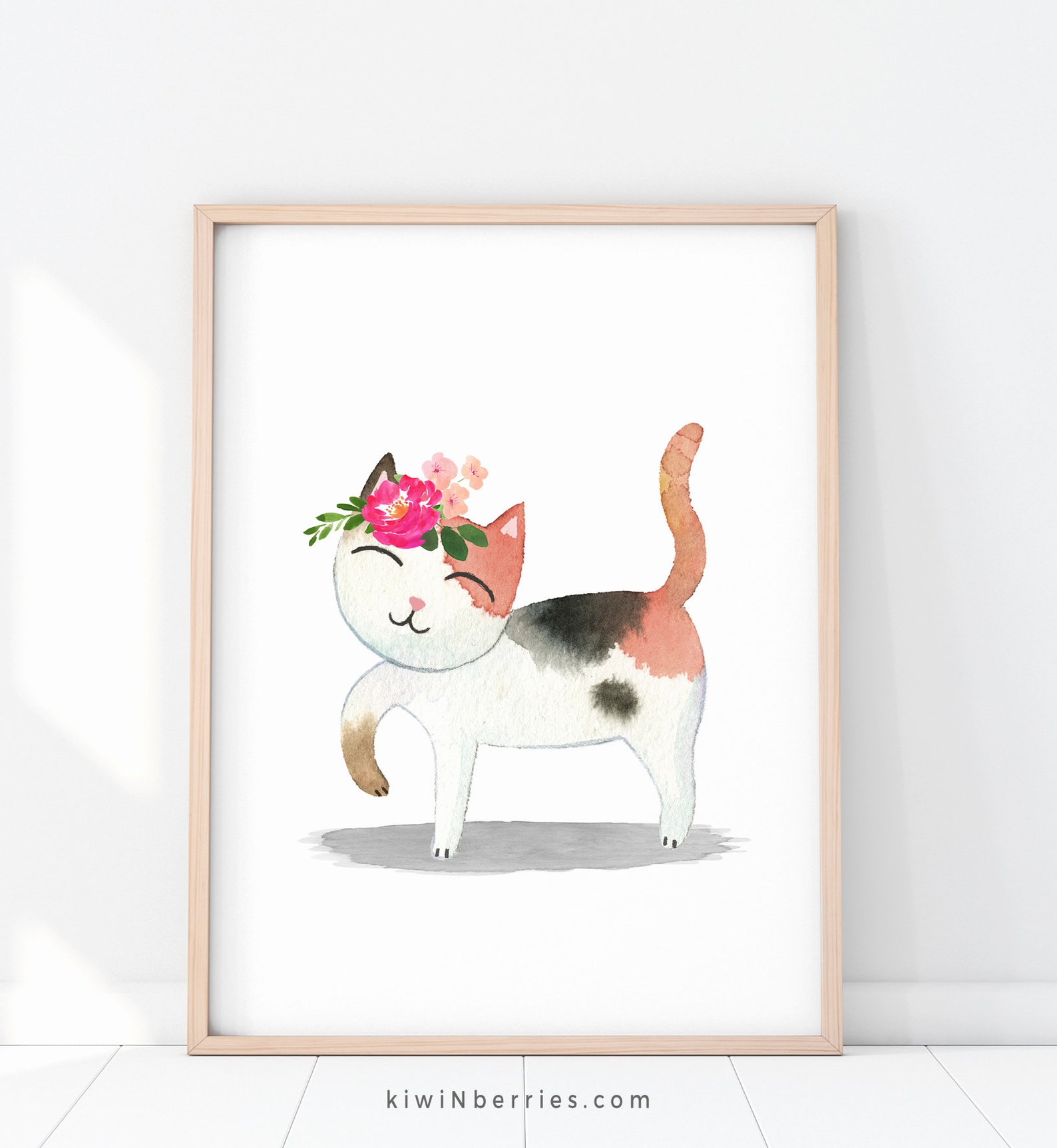 Watercolor Cat Prints: Set of 5, Nursery Decor (digital Printable) - Etsy