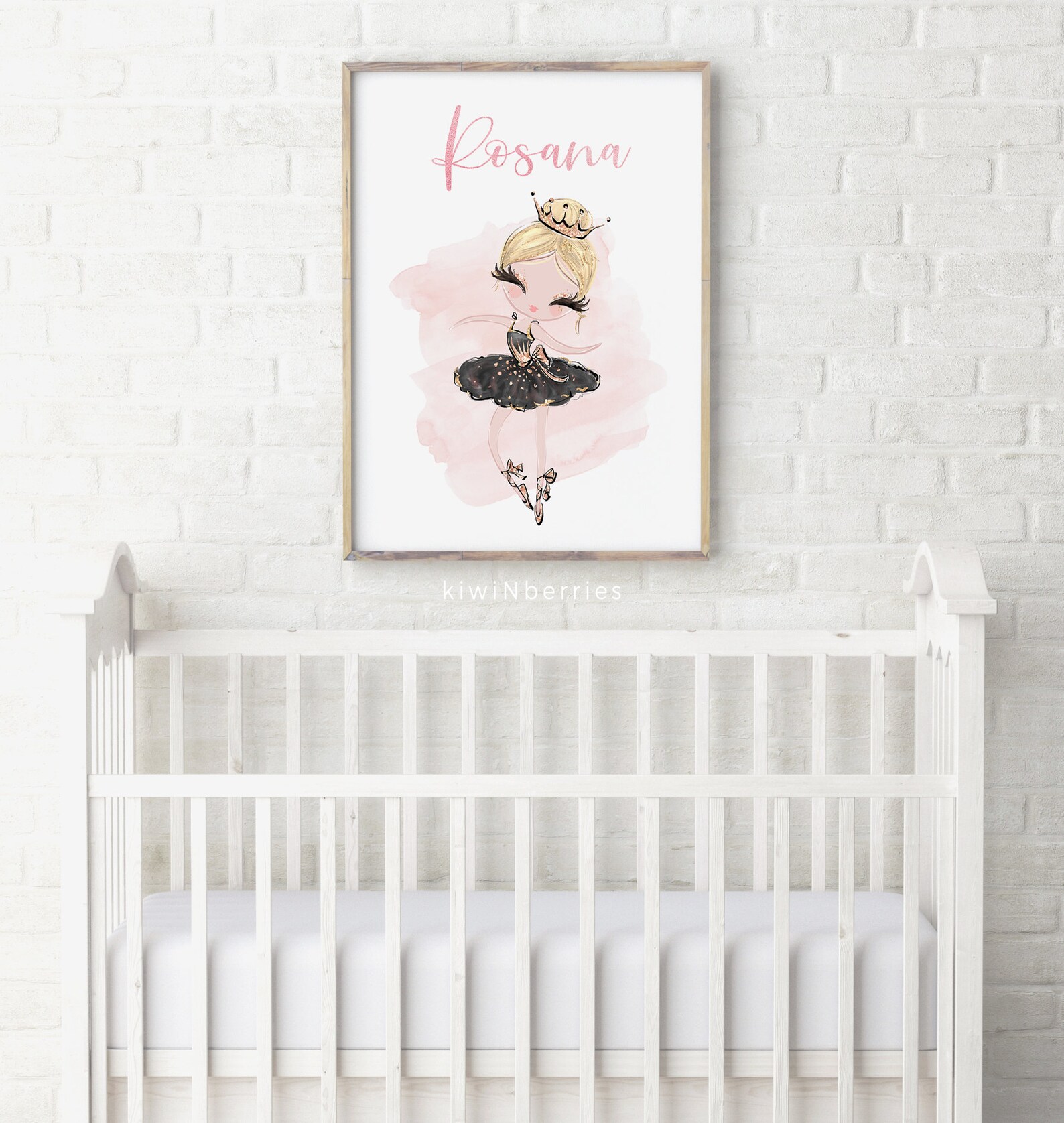 Custom Name Print Ballerina Name Printable Personalized - Etsy