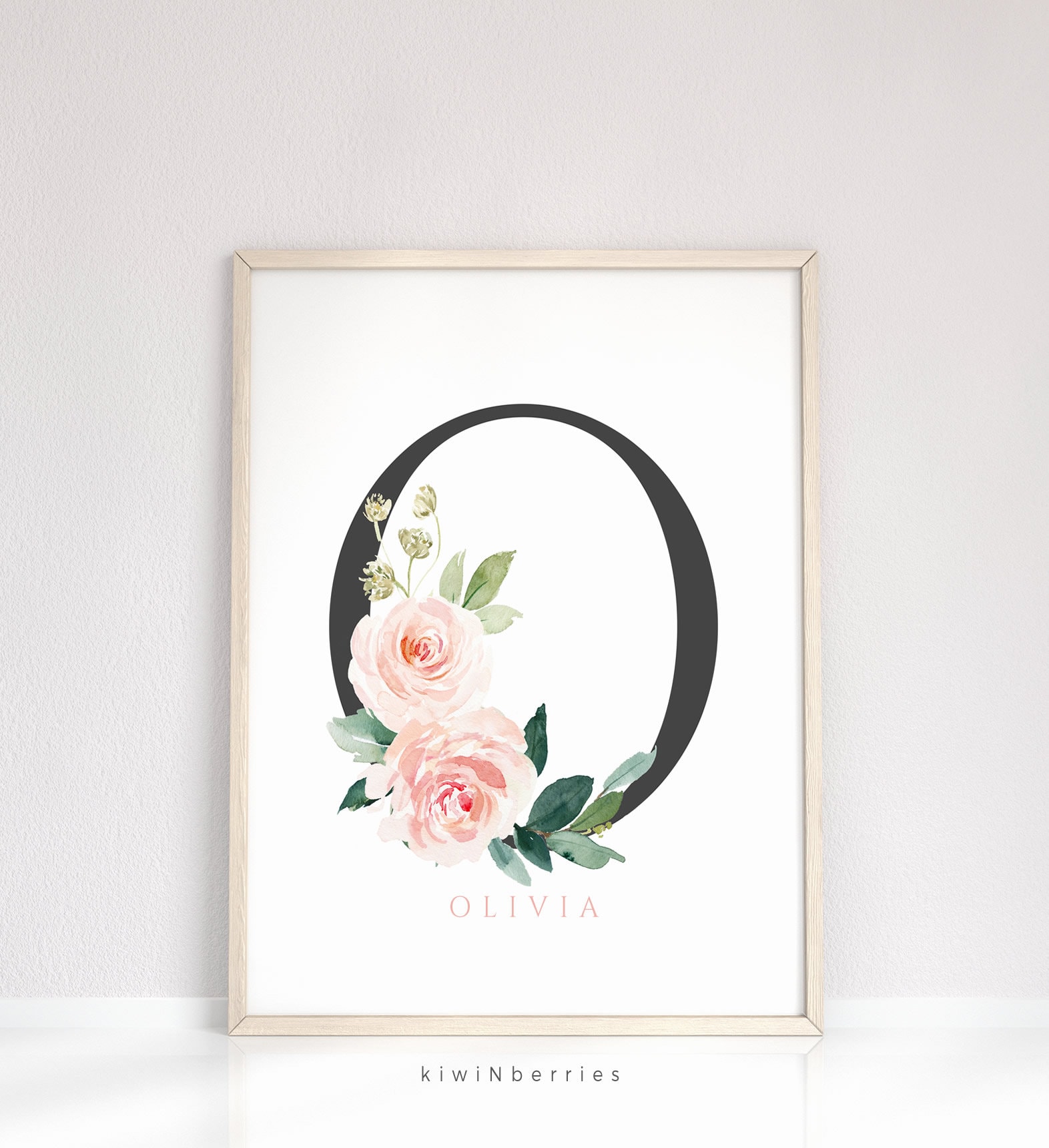 Boho Nursery Name, Baby Shower Gift, Baby Girl Wall Art, Personalized ...