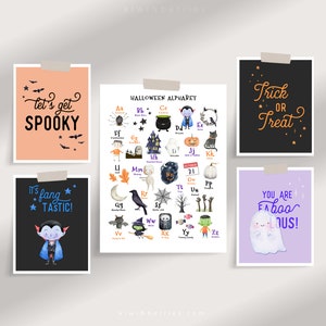 Halloween Decorations, Homeschool Halloween Prints, Printable Halloween ...