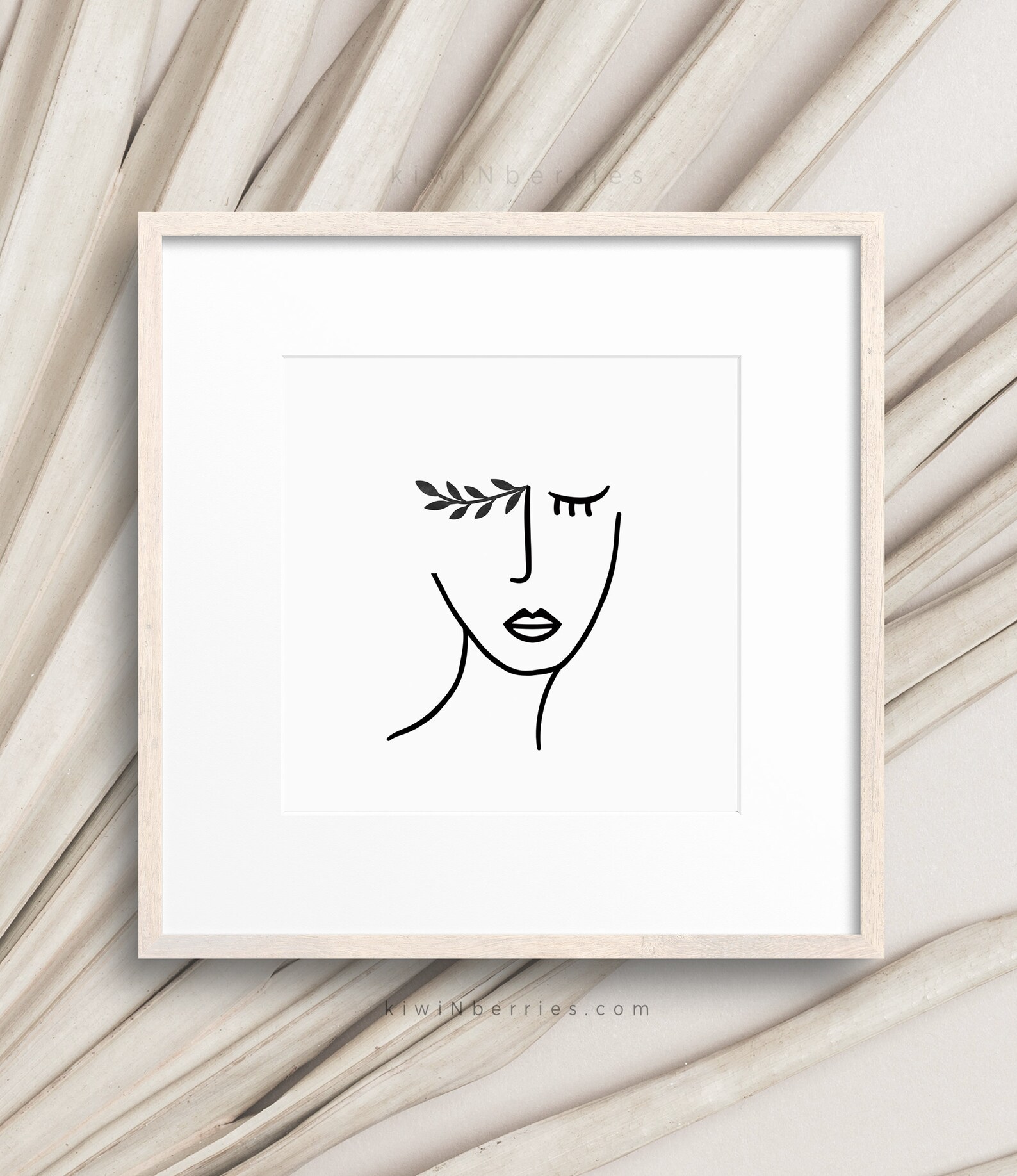 Printable Face Art Woman Face Drawing Abstract Face Print - Etsy