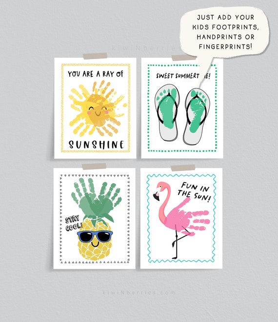 Summer Printable Crafts for Kids Summer Fun Printables - Etsy