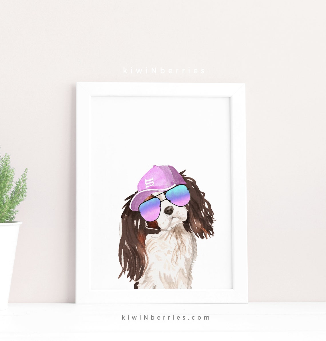 Fun Dog Prints Girl Room Decor Girly Puppies Art Set of 6 - Etsy