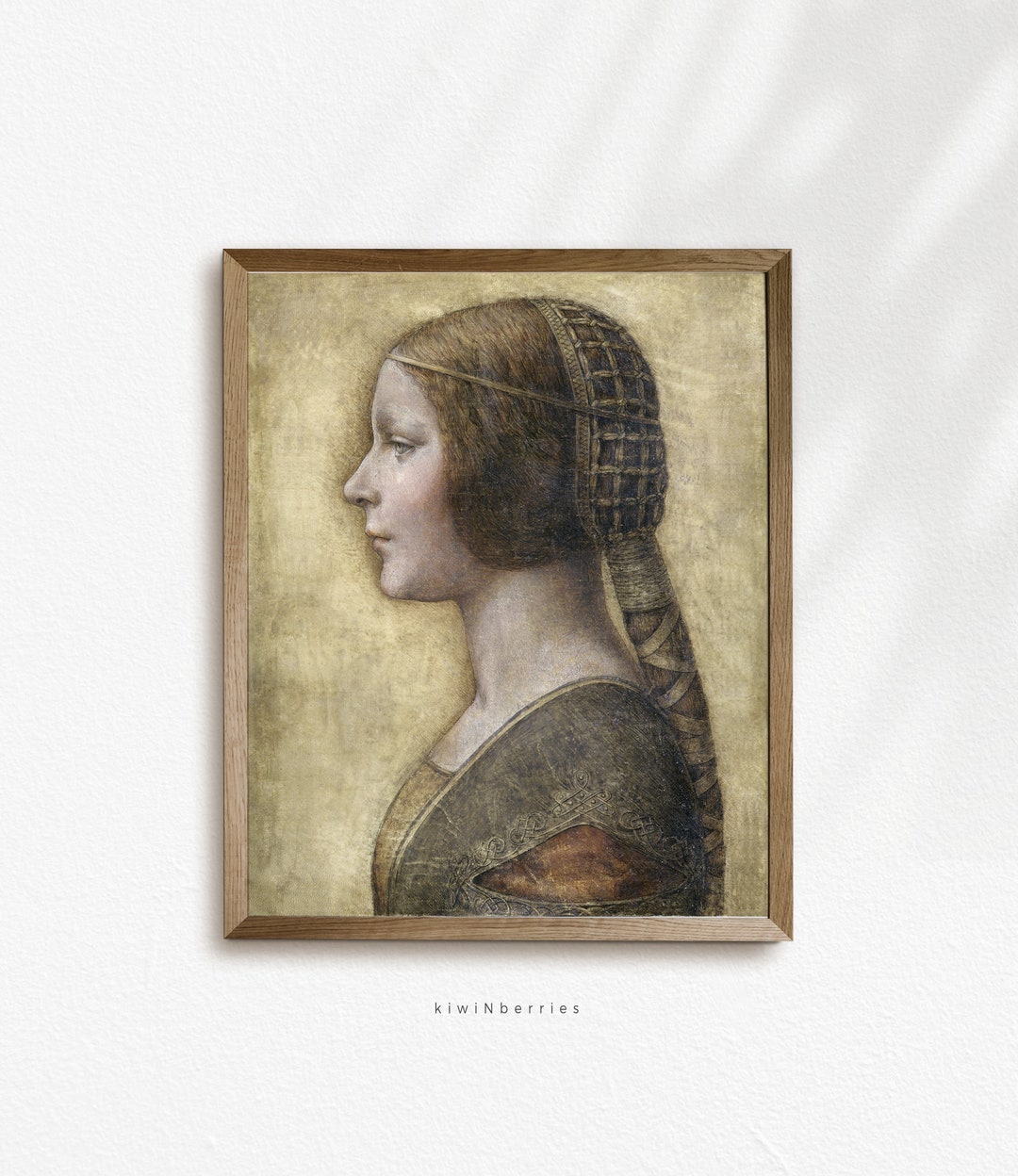 Woman Profile Print, Rustic Woman Painting, Woman Portrait Poster Art ...