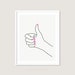 Thumbs up Hand Sign Hand Sign Prints Printable Wall Art - Etsy