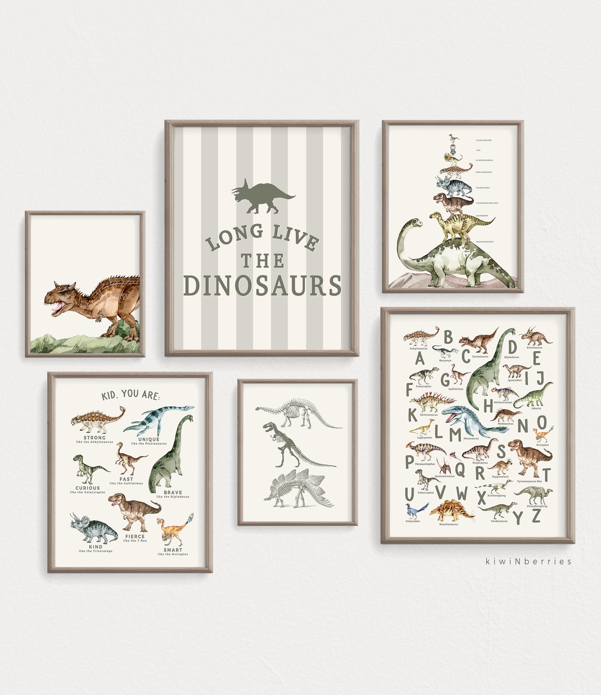 Dinosaur Affirmation Print: Dino-themed Kids Room Decor (digital ...