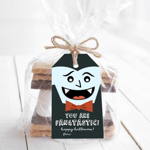 Printable Tags for Halloween, Party Treat Bags Tag, Gifts for ...