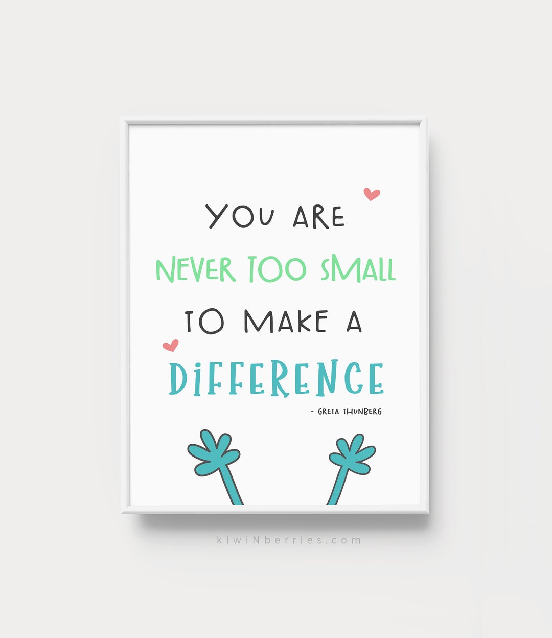 Love the Earth Printable, Environmental Awareness for Kids, Save the ...