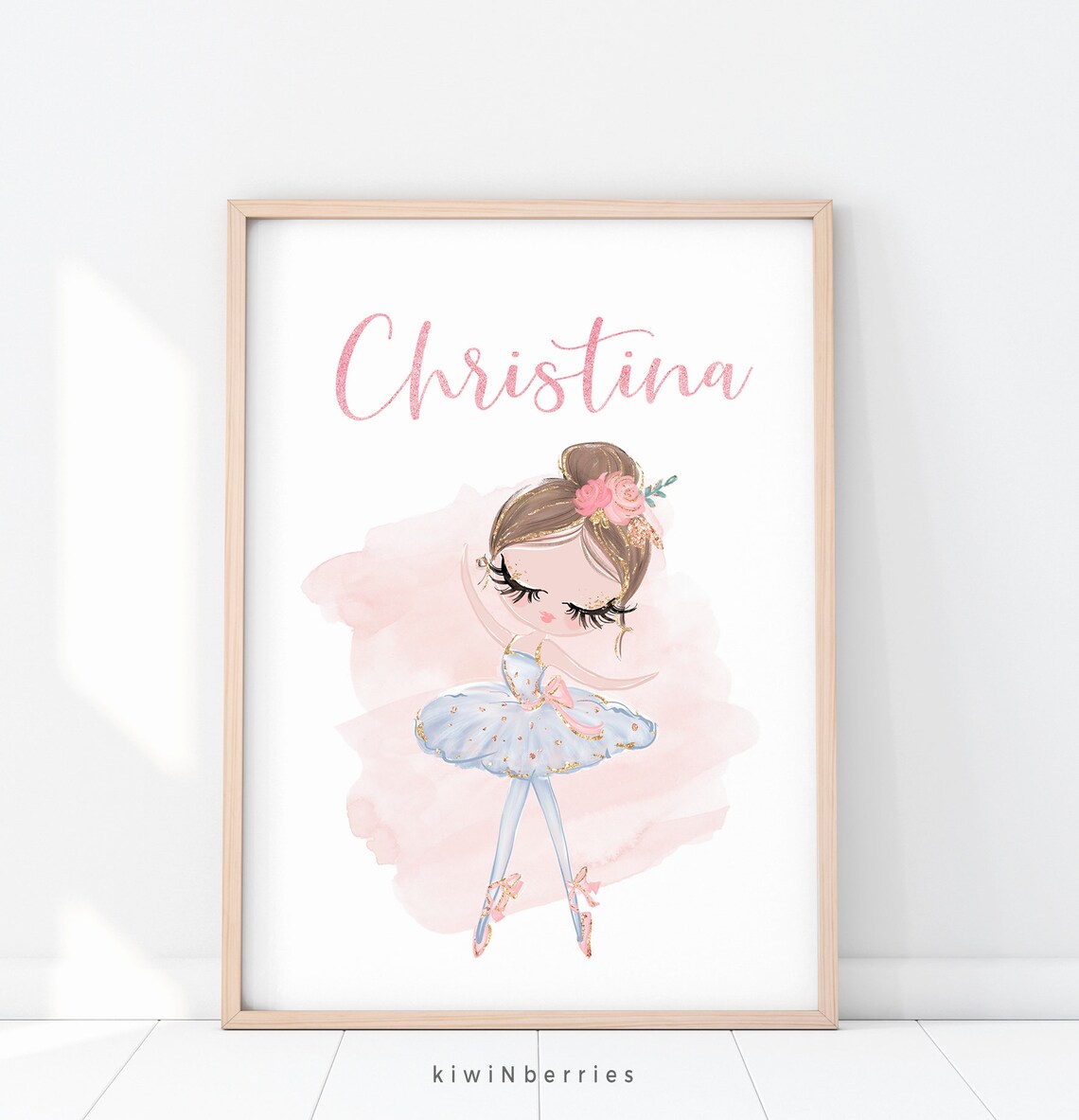 Custom Name Print Ballerina Name Printable Personalized - Etsy