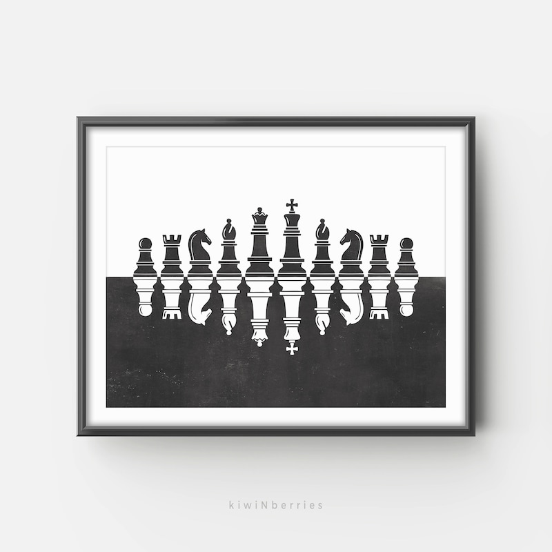 Chess Print - Etsy