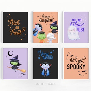 Cute Vampire Print, Kids Halloween Decorations, Halloween Poster ...