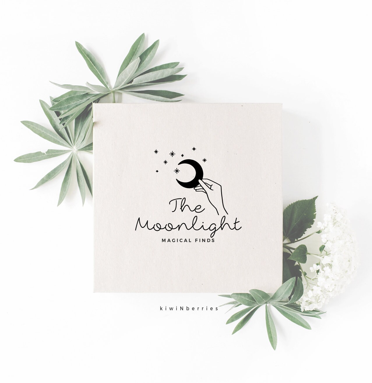Moon Logo Design Premade Logos Business Branding Business - Etsy Canada
