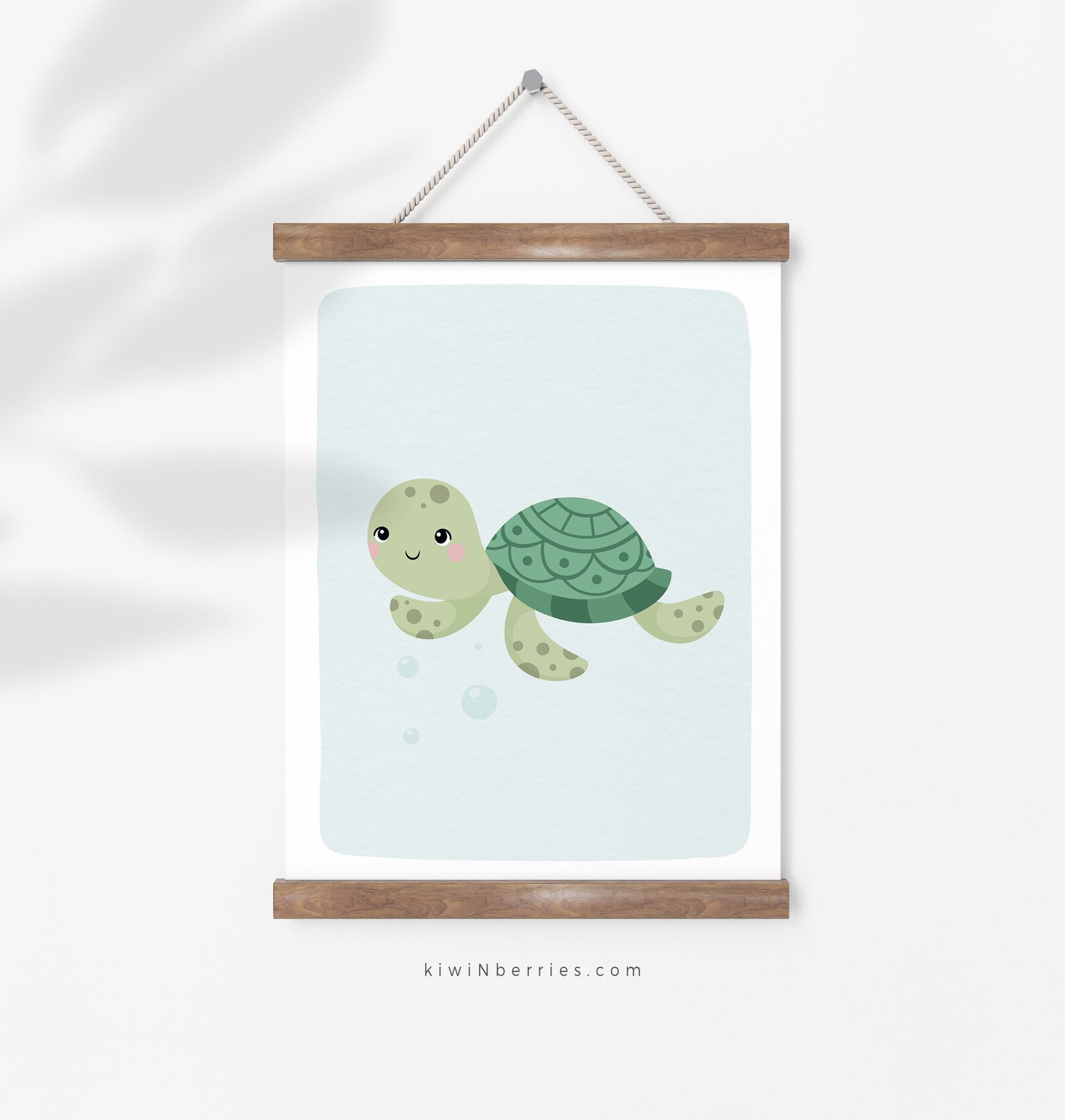 Sea Turtle Print Turtle Poster Ocean Wall Art Kids Ocean - Etsy