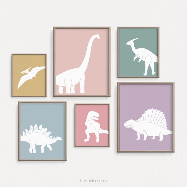 Dinosaur Wall Art - Etsy