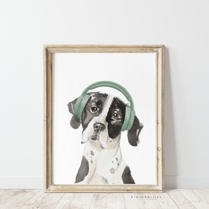 Kids Room Wall Art Printables, Digital Dog Posters, Fun Toddler Decor ...