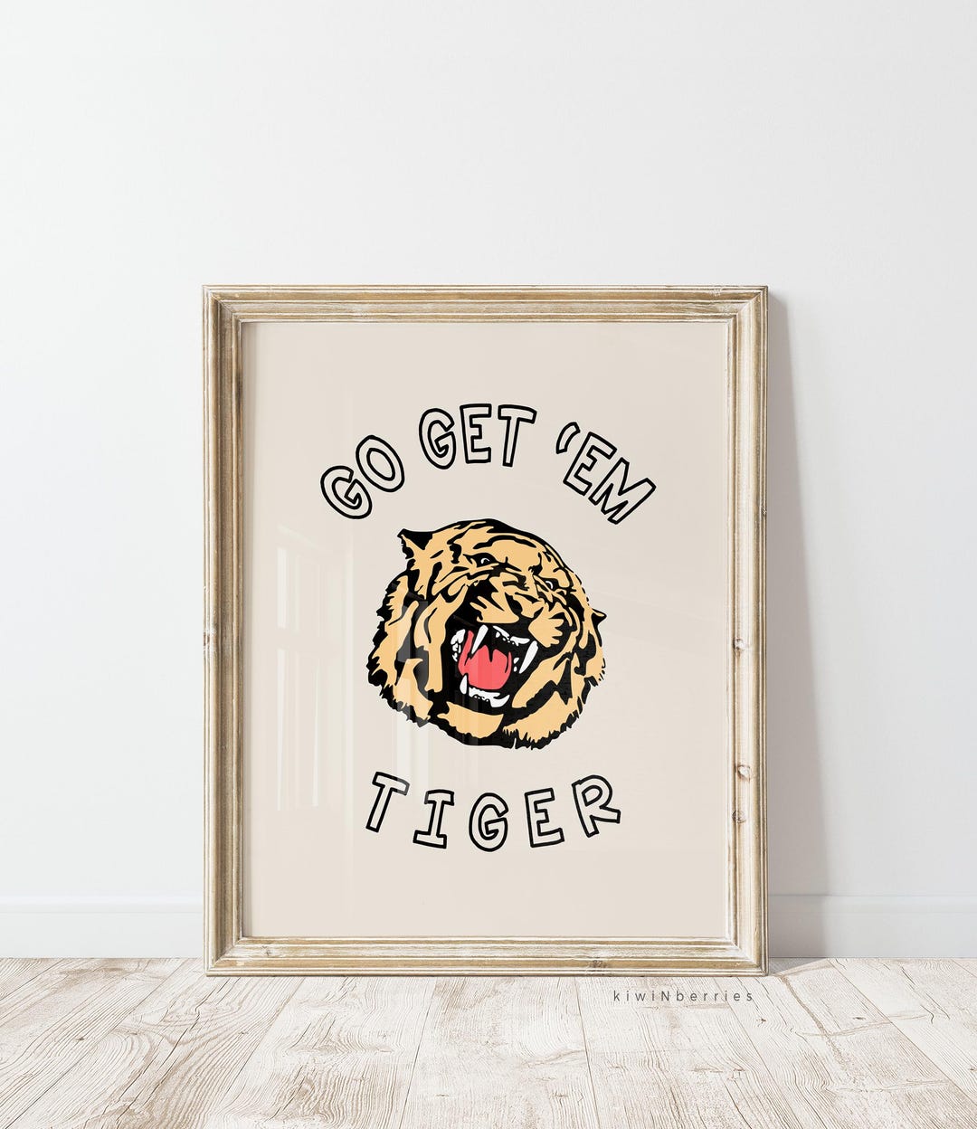 Go Get 'em Tiger Print: Boy Playroom Decor (digital Download) - Etsy