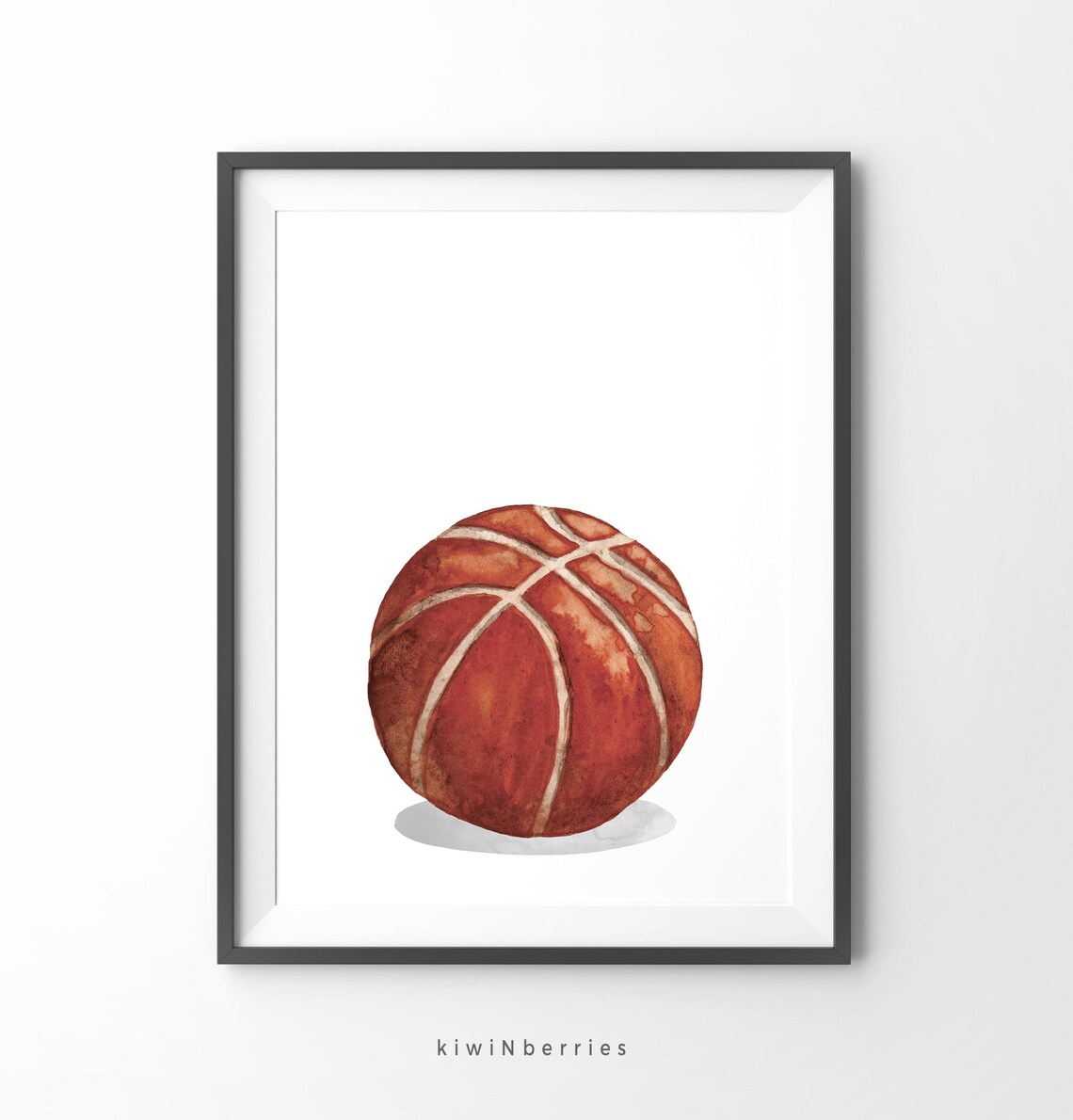 Basketball Printable Basketball Wall Art Sport Prints - Etsy