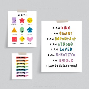 Learning Posters Bundle, Montessori Classroom Decor, Educational ...