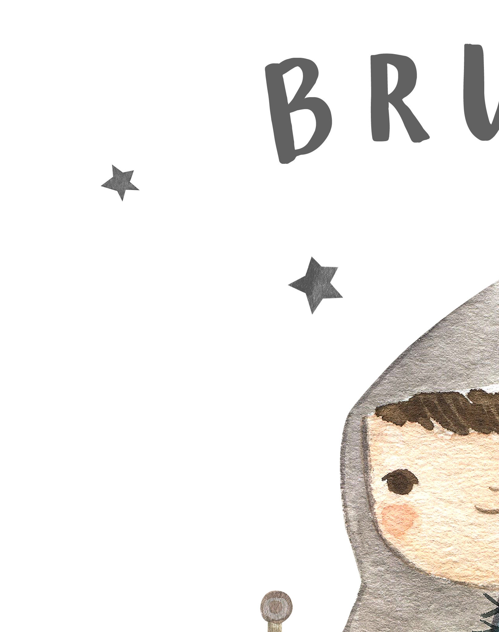 Knight Name Print Custom Boys Room Decor Personalized Boy - Etsy