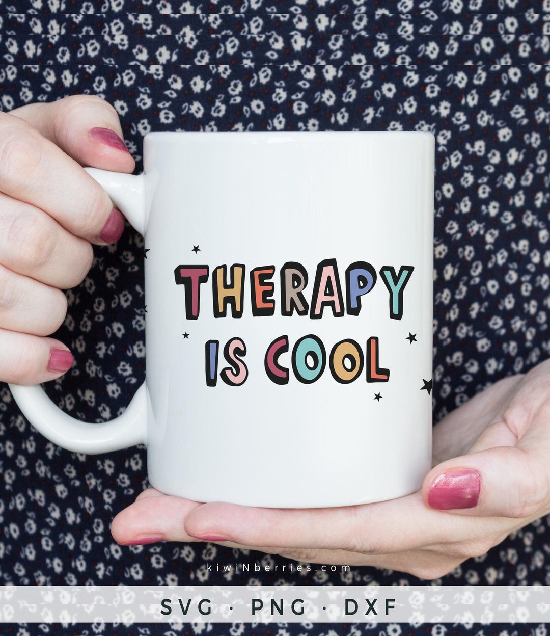 Therapy is Cool SVG, Mental Health Clipart (PNG, DXF) - Etsy