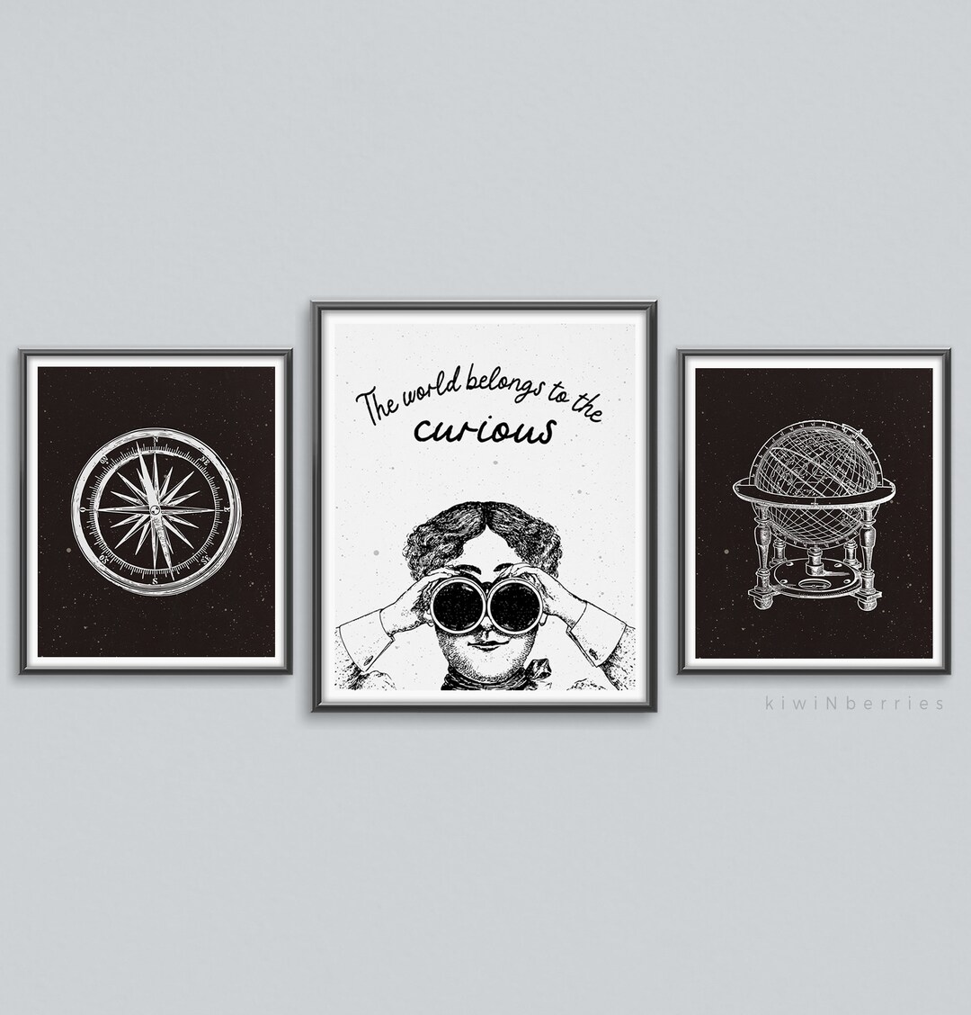 Curious Kids Prints, Curiosity Wall Art Digital, Space Digital Prints ...