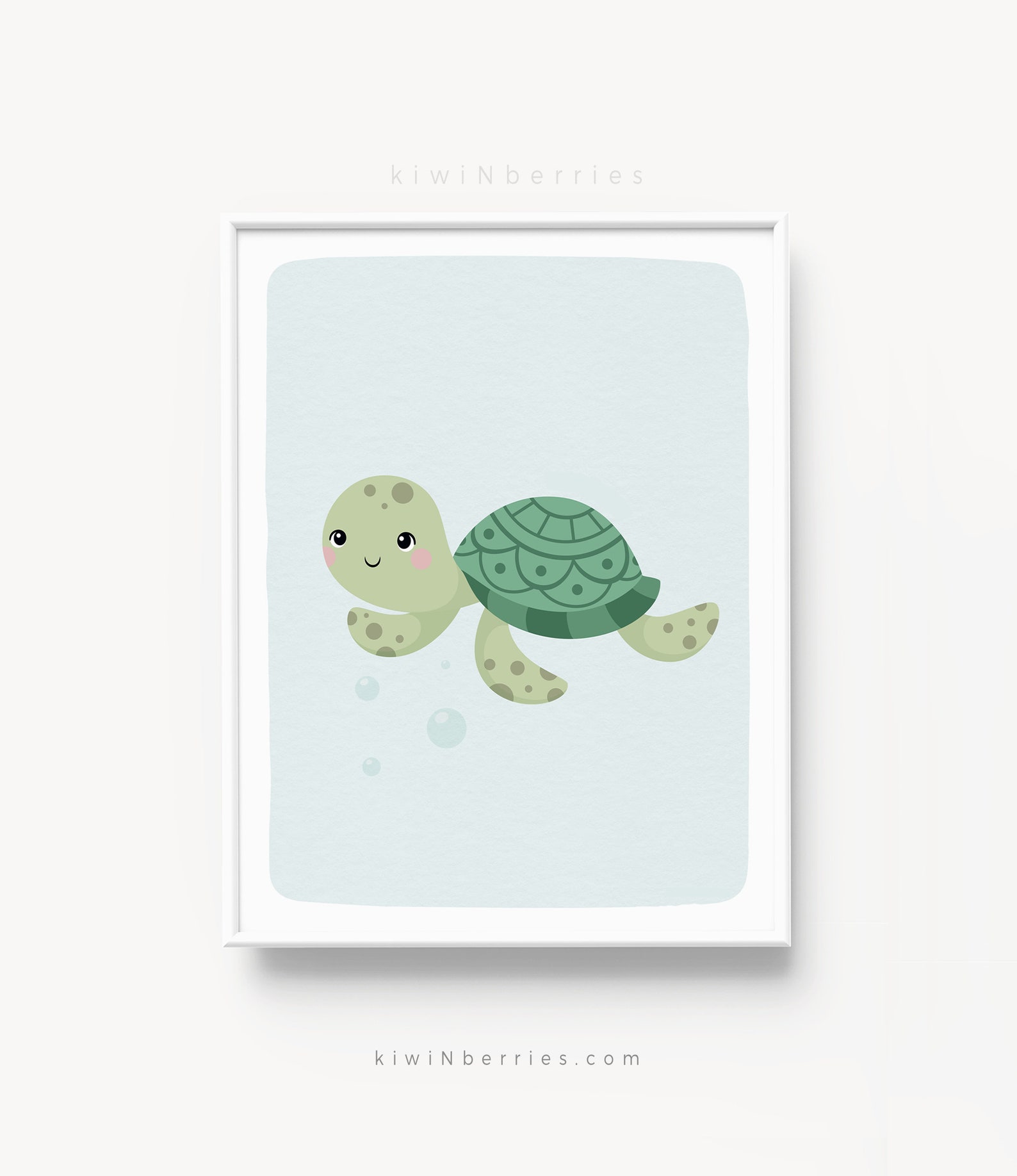 Sea Turtle Print Turtle Poster Ocean Wall Art Kids Ocean - Etsy