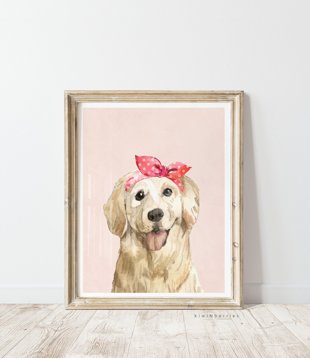 Lab Print Digital, Printable Girls Room, Fun Colorful Art,puppy ...