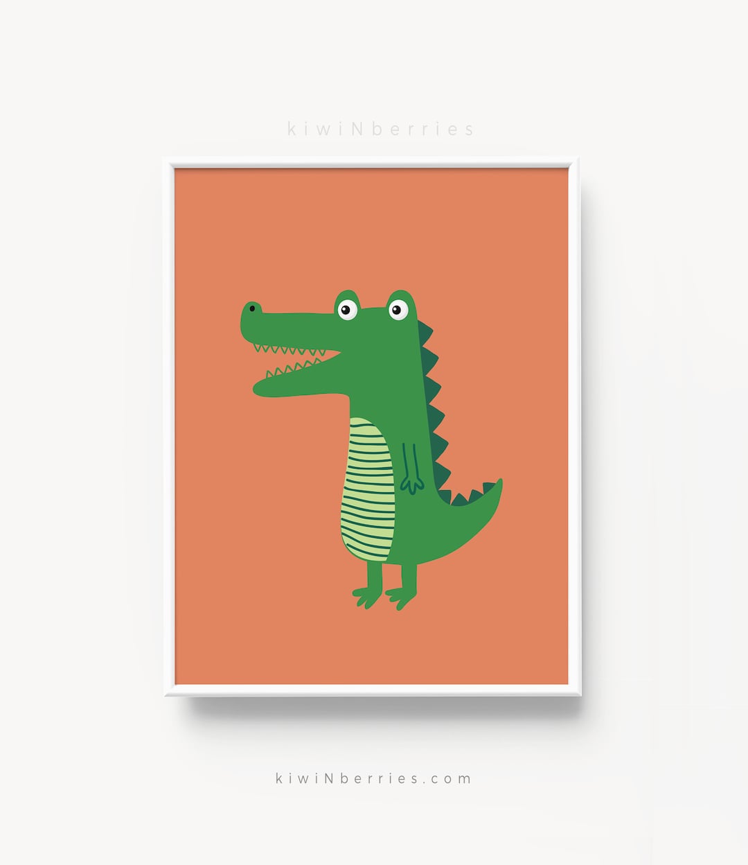 Crocodile Print, Color Block Animal Poster, Colorful Art Prints, Kids ...