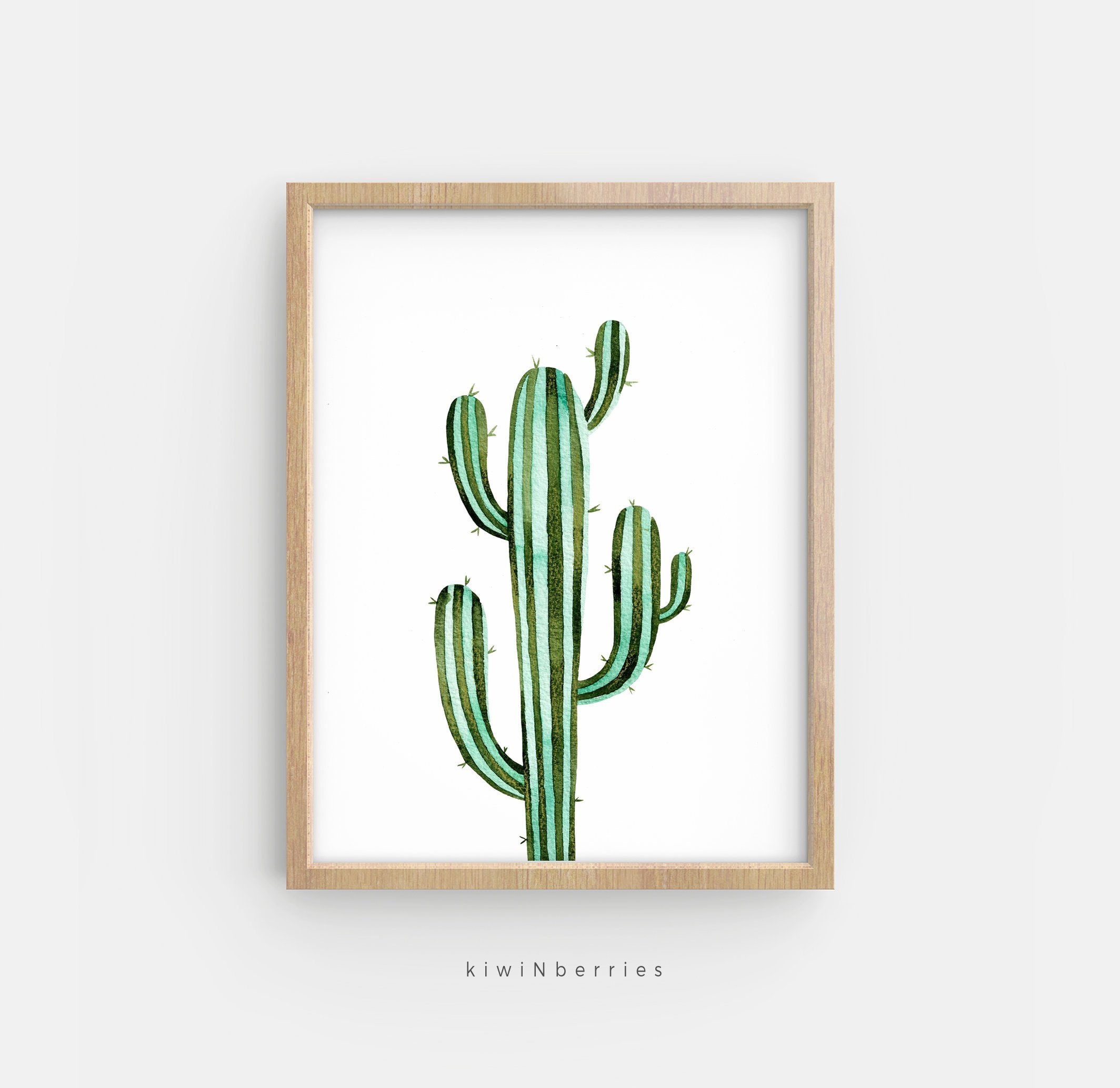 Cactus Print Printable Cactus Art Botanical Prints | Etsy
