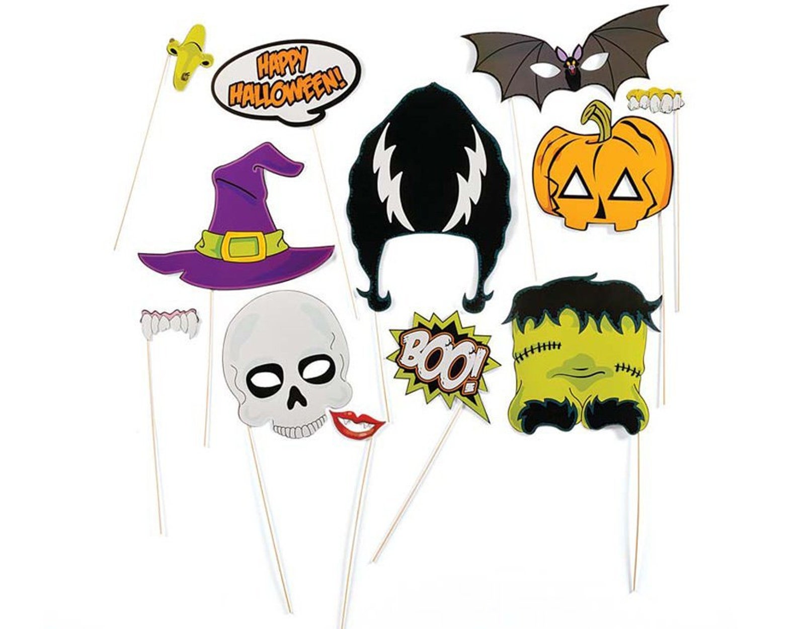 Halloween Photo Booth Props Halloween Decorations Party - Etsy