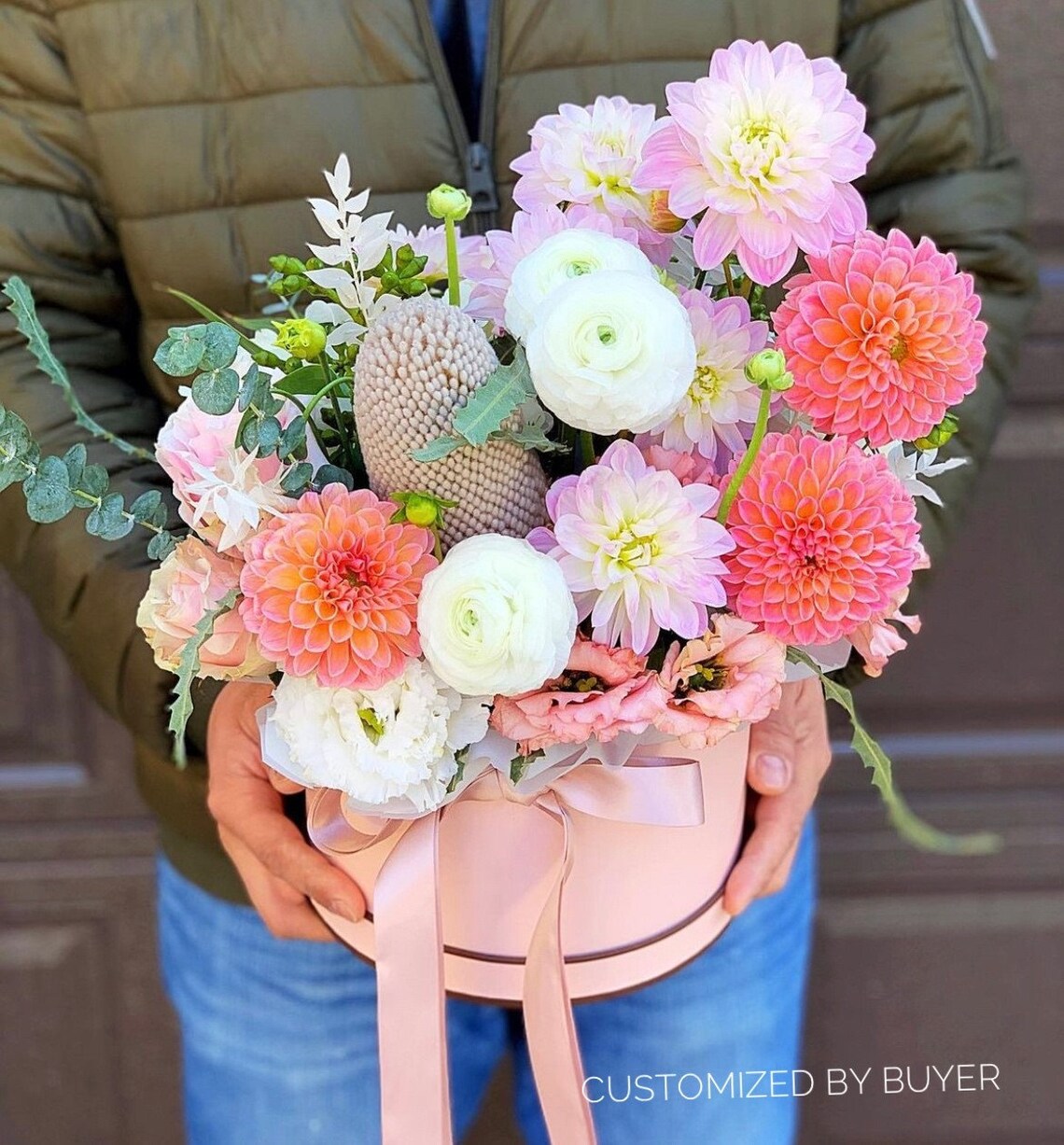 Premium Quality Round Flower Box Gift Boxes for Luxury Flower | Etsy